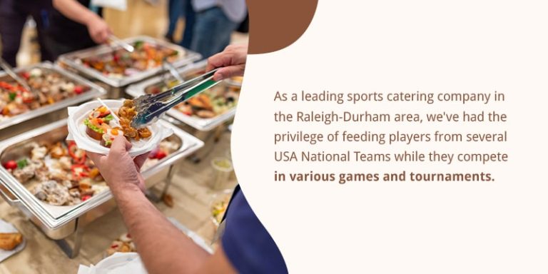 Catering for Sports Events in Raleigh NC